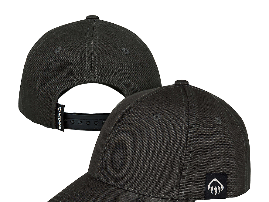 Wolverine Grey Claw Label 6 Panel Cap | Trimark Sportswear