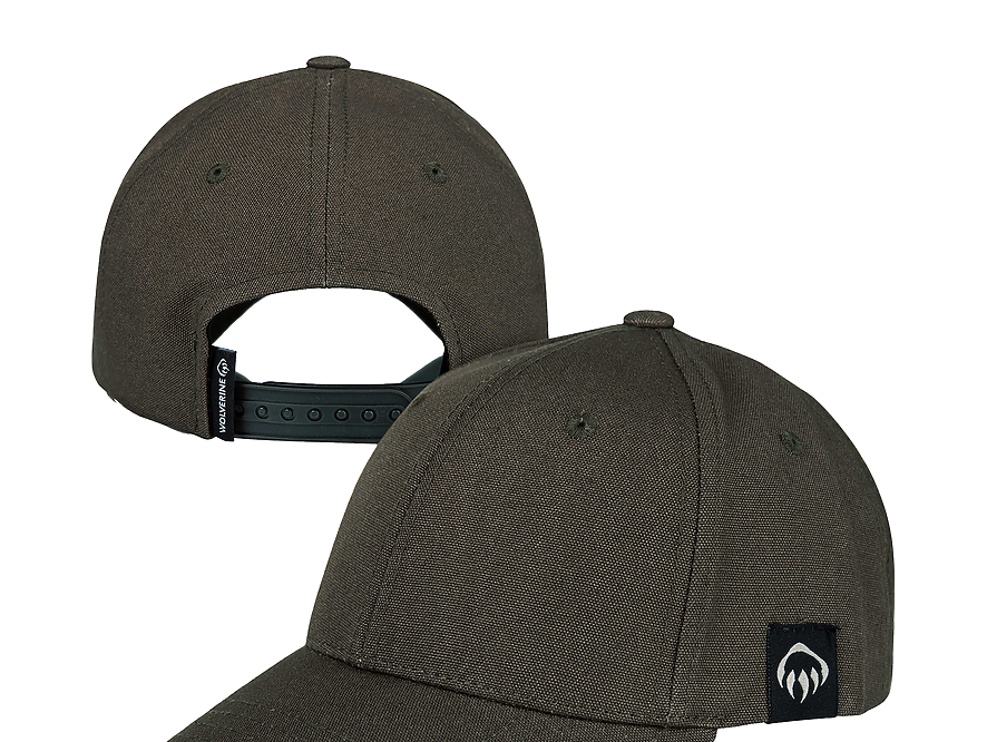 Wolverine Grey Claw Label 6 Panel Cap | Trimark Sportswear